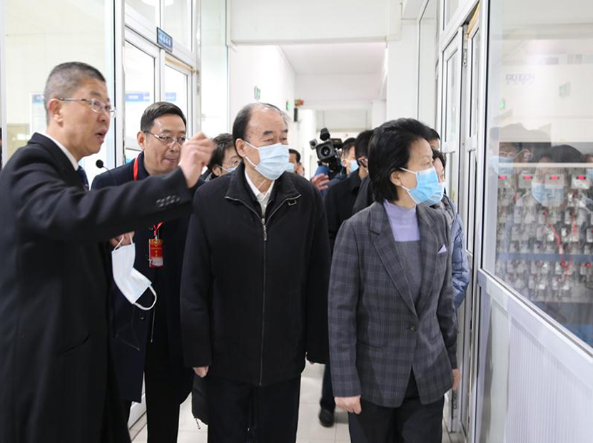 The inspection team of National People's Congress delegates visited ...